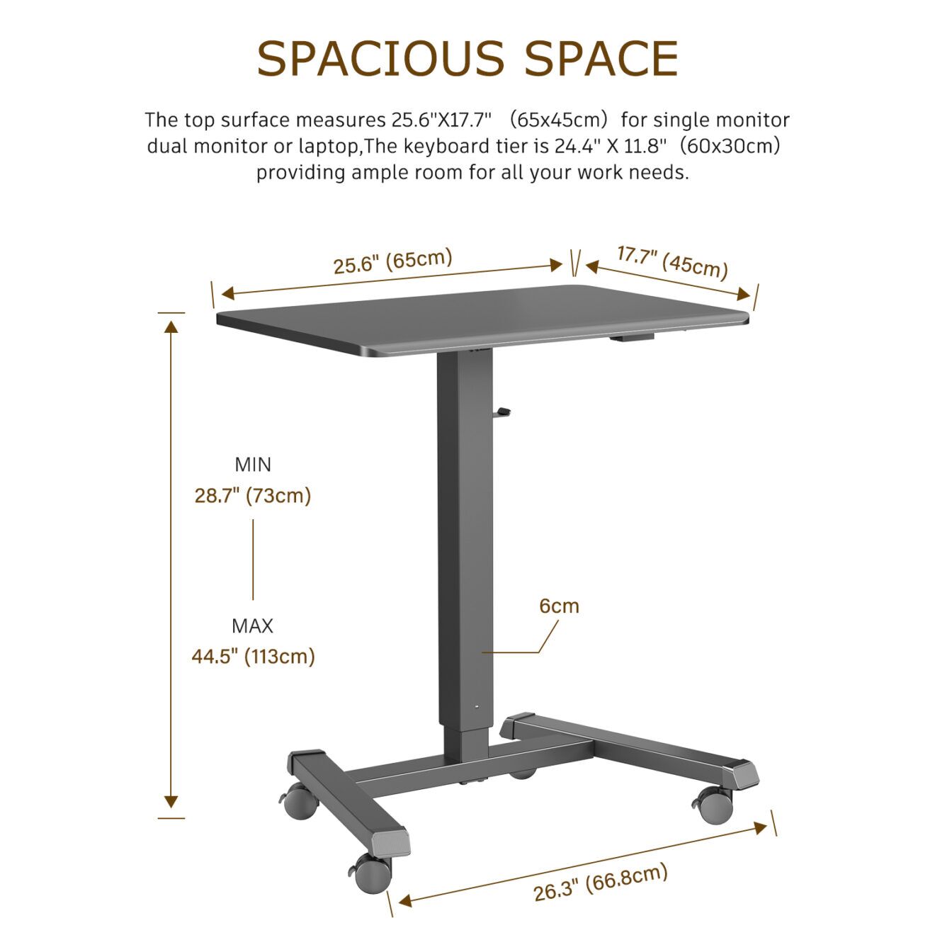 Buy Pneumatic Sit Stand Desk on Ergomaker Store
