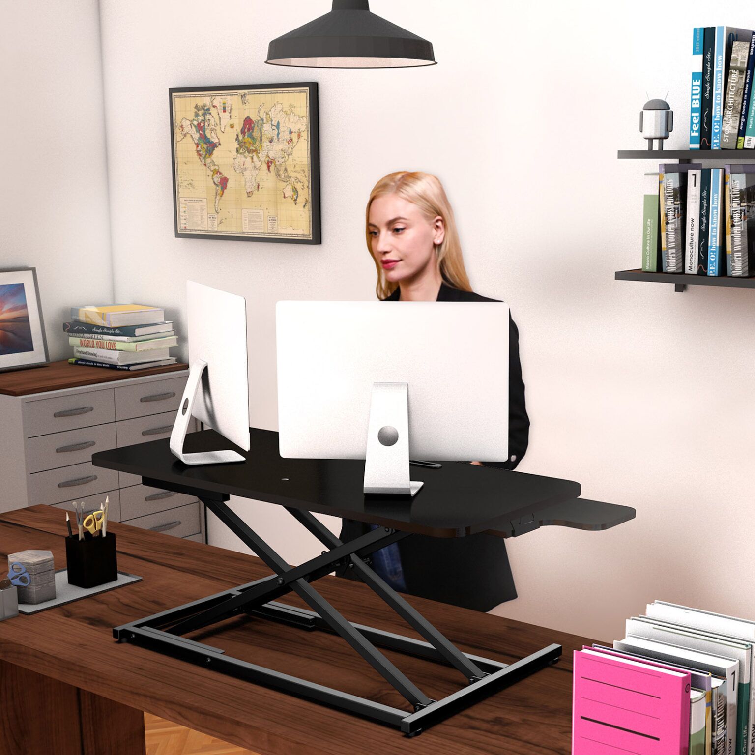 Ergomaker 32“ Adjustable Standing Desk Converter DC02